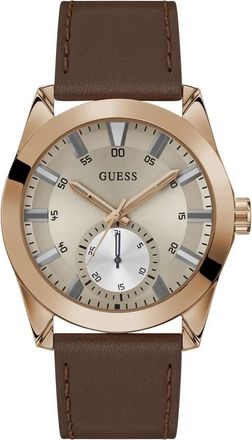 Guess Uhren - Quarz-Analoguhr Greyson - Gr. unisize - in Braun - f&uuml;r Damen