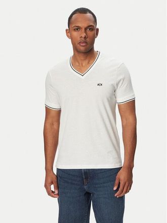 A|X Armani Exchange T-Shirt XM002512 AF10358 U0009 Wei&szlig; Regular Fit