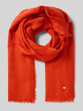 Marc Cain Schal mit Label-Detail