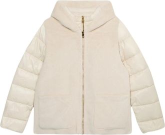 Oltre Femme, Vestes, Blanc, Taille: 38 FR Veste Combin&eacute;e