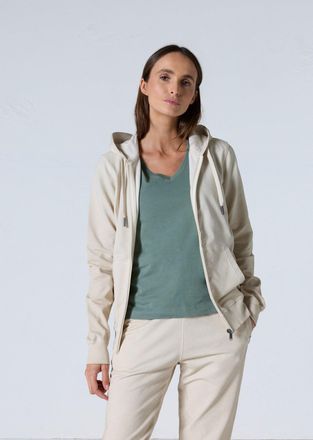 Jott Veste zipp&eacute;e &agrave; capuche Naturel Sima - Taille S