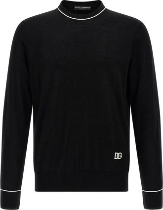 Dolce & Gabbana Herren, Strickwaren, Schwarzk, 2XLGröße