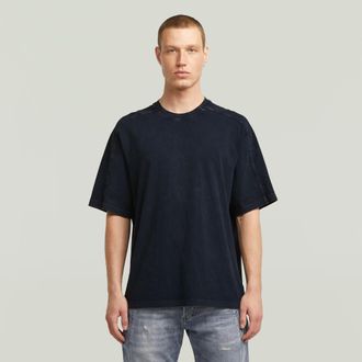 G-Star Washed Boxy T-Shirt - Dunkelblau - Herren
