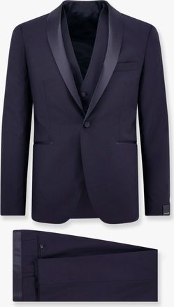 Tagliatore Virgin wool tuxedo with vest - TAGLIATORE - gender_Man
