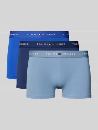 Tommy Hilfiger Trunks mit elastischem Bund mit Label-Intarsien im 3er-Pack