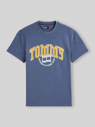 Tommy Jeans Regular Fit T-Shirt mit gro&szlig;em Logo-Print