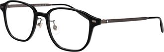 Montblanc Montblanc, unisex, Accessoires, Noir, Taille: 52 MM Mb0466Oa Geometric Frame