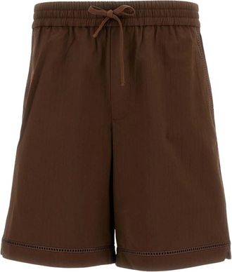 Dr&ocirc;le de Monsieur Homme, Shorts, Brun, Taille: M Shorts en m&eacute;lange de coton