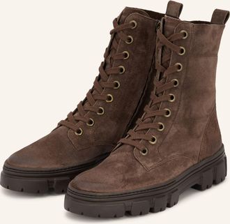 Paul Green Schn&uuml;rboots braun