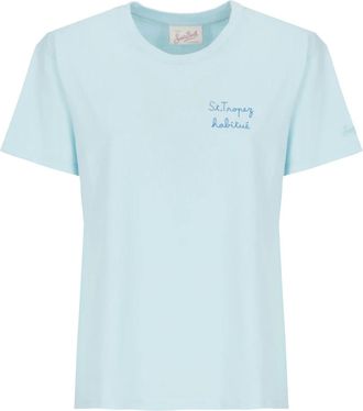 Saint Barth Femme, Tops, Bleu, Taille: 40 FR Emilie T-shirt