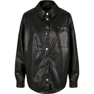 Urban Classics Hemdjacke f&uuml;r Damen (Schwarz)