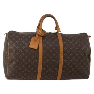 Louis Vuitton Sac Boston Keepall 55 Pre-owned - Femme - Pre-owned - Brun - Taille: ONE Size