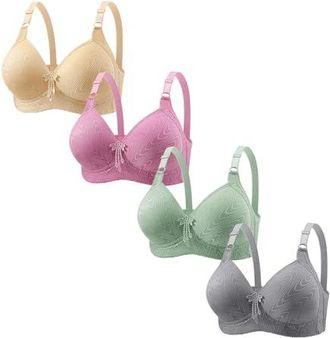 Generic D&eacute;bardeur sans armatures pour homme - Soutien-gorge r&eacute;glable - Couverture compl&egrave;te - Soutien - Bralette - Grande taille - Soutien-gorge quotidien - 4,