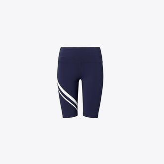 Tory Burch Chevron-Bikershorts