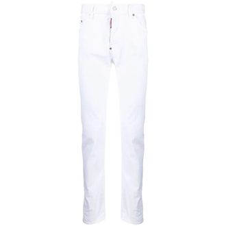 Dsquared2 Bull Cool Guy Slim Fit Jeans - - Jeans - Herren - Wei&szlig; - M