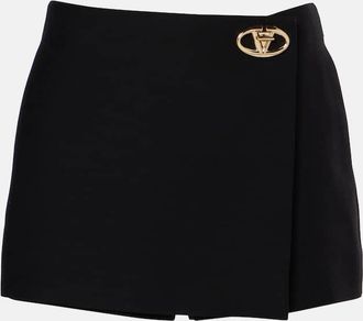 Valentino Skort VLogo Locker aus Crepe Couture