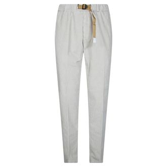 White Sand Pantalone Velluto Righe - - Trousers - Herren - Beige - XL