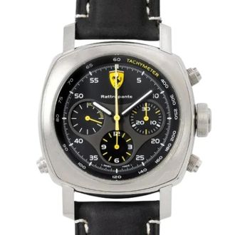 Officine Panerai Panerai Pre-owned - Montre chronographe Rattrapante doccasion - Femme - Pre-owned - Noir - Taille: ONE Size