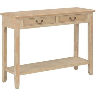 vidaXL Konsolentisch 110 x 35 x 80 cm Holz vidaXL