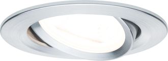 Paulmann Premium EBL Nova rund schwenkb max. 35W 230V GU10 51mm Alu gedreht/Alu Zink