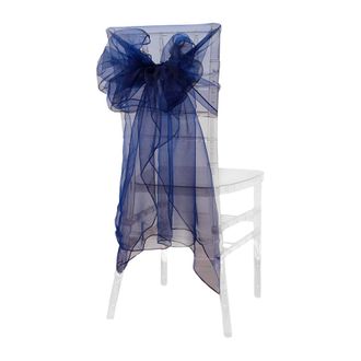 Generic Stuhlschleifen, Sch&auml;rpen, Elegante Polyesterfaser, Schmutzabweisend, 10 St&uuml;ck, f&uuml;r Hochzeit/Party, Rot/Gold/Dunkelblau, 30 X 25 X 5 cm (160.09)