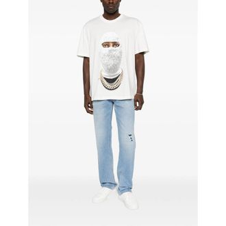 Ih Nom Uh Nit Graphic-Print Cotton T-Shirt - White