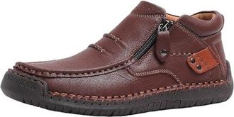 Generic Bottes de conduite en cuir faites &agrave; la main pour homme - Chaussures d&eacute;contract&eacute;es &agrave; enfiler de qualit&eacute; sup&eacute;rieure avec soutien de la vo&ucirc;te plantaire, 