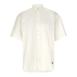 Comme Des Gar&ccedil;ons Logo Stickerei Shirt - - Shirts - Herren - Wei&szlig; - M