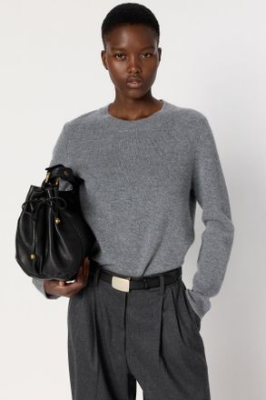 Gerard Darel Pull &agrave; col rond en cachemire - EMELYNE - Gris Chin&eacute;