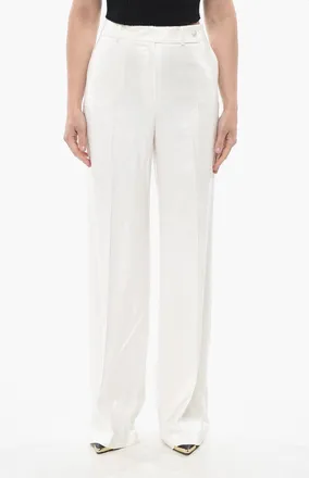 Kiton Palazzo-Hose Aus Viskose Mit Leistentaschen Kiton
