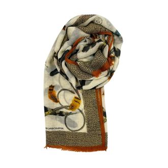 Borbonese Femme, Accessoires, Multicolore, Taille: ONE Size Fleece Wool Scarf