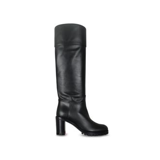 Christian Louboutin Femme, Chaussures, Noir, Taille: 35 EU Kari Lug 70 Bottes