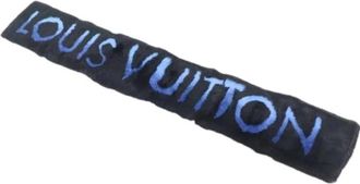 Louis Vuitton Pre-owned Echarpe LV Neon Rabbit Scarf - Femme - Pre-owned - Noir - Taille: ONE Size