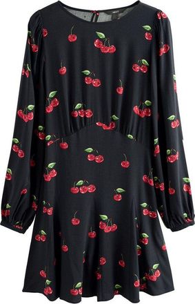 Next Minikleid Langarm-Minikleid mit A-Linien-Form (1-tlg)