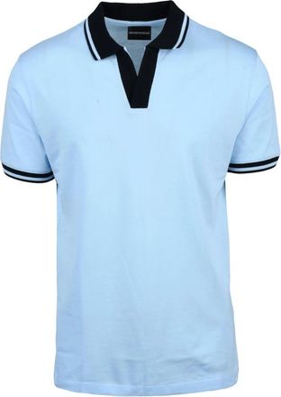 Emporio Armani Homme, Tops, Bleu, Taille: XL Polo