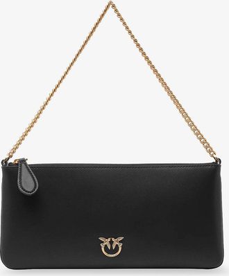 Pinko Horizontal Flat leather shoulder bag - PINKO - gender_Woman