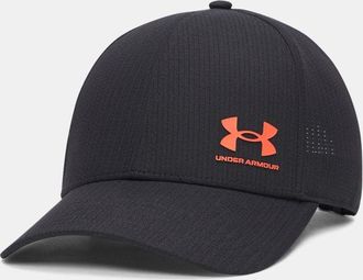 Under Armour ArmourVent Low Verstellbare Kappe f&uuml;r Herren Schwarz / Castlerock EINHEITSGR&Ouml;SSE