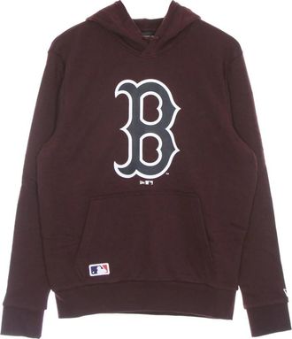 New Era Boston Red Sox Logo Hoodie - - Sweatshirts & Hoodies - Herren - Braun - S