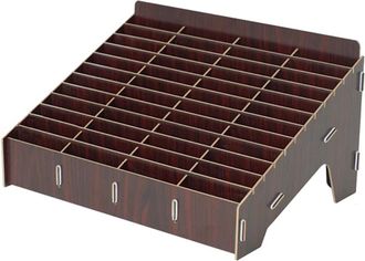 Generic 48-Raster-Telefon-Aufbewahrungsbox, Desktop-Telefon-Aufbewahrungsregal Mit Großer Kapazität und Breiter Kompatibilität, Geeignet for Klassenzimmer, Wo