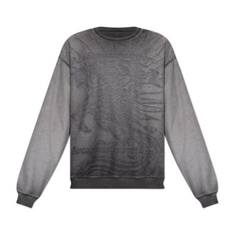 Diesel S-Aron-Raw Sweatshirt - - Sweatshirts & Hoodies - Herren - Grau - S