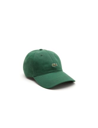 Lacoste Herren Cap RK0491, M&auml;nner Schirmm&uuml;tze,Visor Cap,Oben offen,Tennis,Golf,Regular Fit,Gr&uuml;n,TU (Einheitsgr&ouml;&szlig;e)