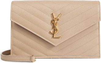 Saint Laurent Cassandre Envelope Chain Wallet