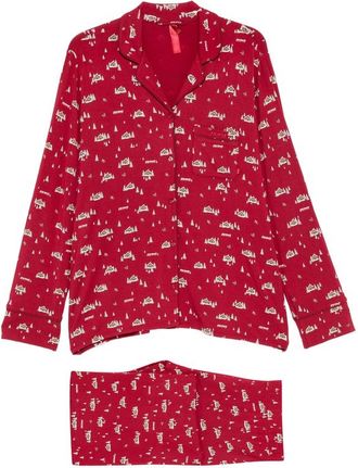 SKIMS Graphic-print Button-up Pajamas