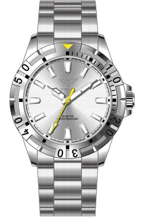 Invicta Specialty 69039 Herrenuhr - Quarzwerk - Metall mit silbernem Zifferblatt - 42 mm