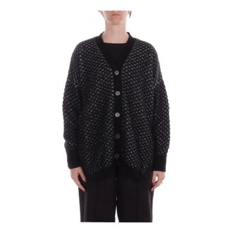 Manila Grace Damen, Strickwaren, Schwarzk, XSGröße