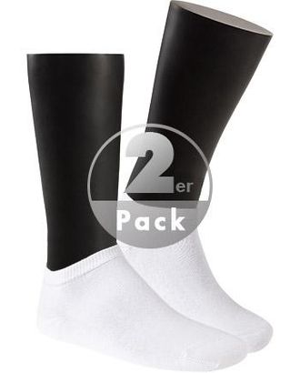 Hudson Herren Sneakersocken wei&szlig; Baumwolle & Mix unifarben