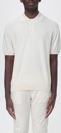 Canali Polo Homme couleur Blanc