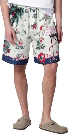 Dsquared2 Homme, Shorts, Multicolore, Taille: M Aloha Souvenir Boxer Shorts
