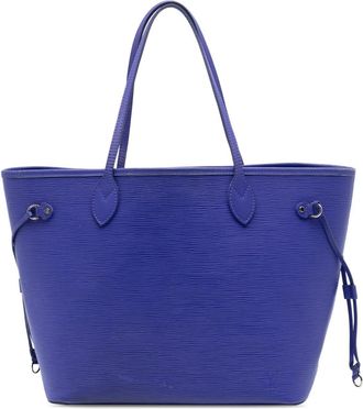 Louis Vuitton Shopper - Epi Neverfull MM - Gr. unisize - in Blau - f&uuml;r Damen