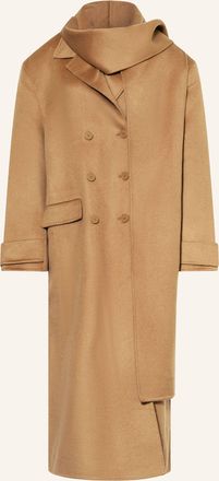 Sandro Sandro Cabanmantel Mit Abnehmbarem Schal braun